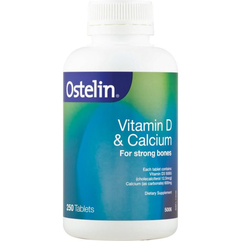 Ostelin Vitamin D & Calcium 250 Tablets - Luxury Kingdom | Health ...